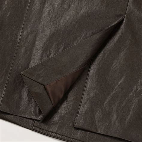 Pu레더 오버핏 자켓 [브라운] 감도 깊은 취향 셀렉트샵 29cm