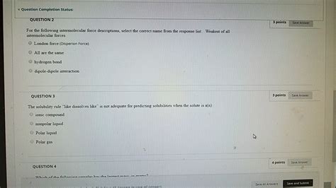 Solved Question 1 5 Points Save Answe In The Following
