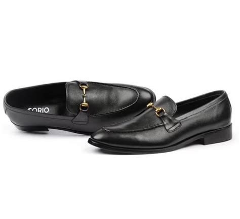 Black Leather Formal Loafer Shoes Leathertec Worldwide