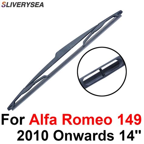 Sliverysea Rear Wiper Blade No Arm For Alfa Romeo 149 2010 Onwards 14