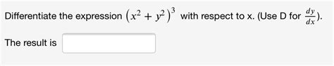 Answered Differentiate The Expression X Y Bartleby