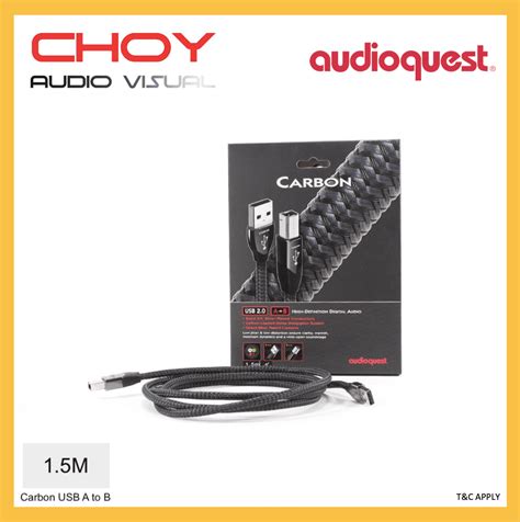 Audioquest Carbon Usb Type A To Type B Cable Meter Choy Audio Visual