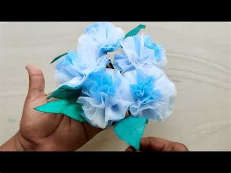 Waste Face Mask Flower Making Best Out Of Waste SURGICAL MASK YouTube Tissue Paper Flowers