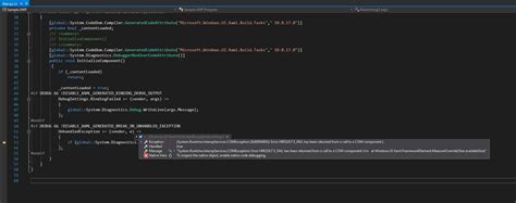 Global System Diagnostics Debugger Break UWP Issue 2952