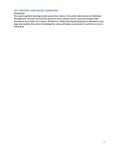 Social Constructivist Theory Pdf Constructivism Philosophy Of