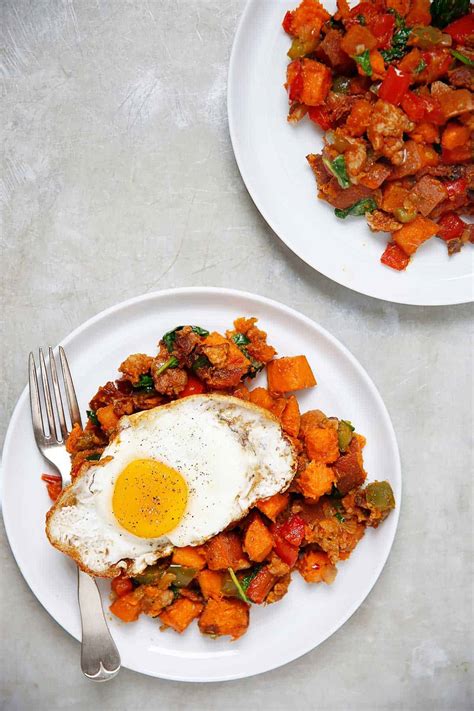Loaded Sweet Potato Paleo Breakfast Hash Lexis Clean Kitchen