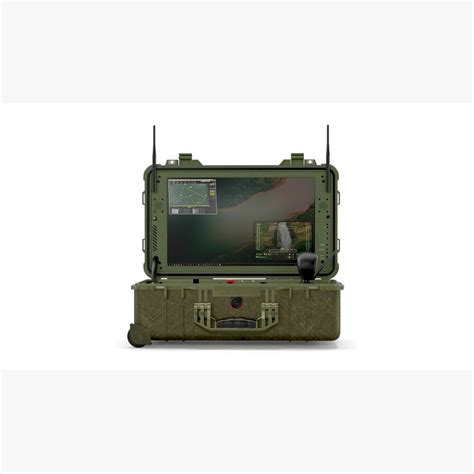 Uav Ground Control Station Desert Rotor 3d Model Download Uav On