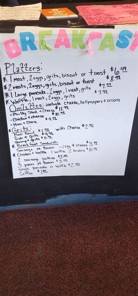 Menu At Wild West Wing Shack Restaurant Steele