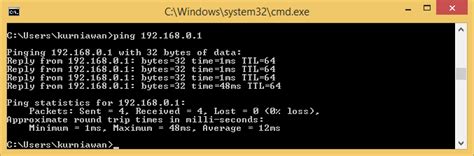 Cara Mengatasi Tidak Bisa Ping Atau RTO Request Timed Out Pada Windows KlikHost