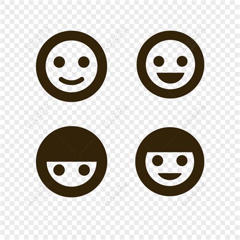 만화 웃는 얼굴 아이콘 이모티콘 요소 Png 일러스트 무료 다운로드 Lovepik