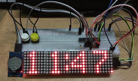 Arduino Hodiny S Maticovým Displejem Mylms