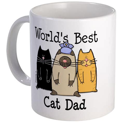 Cafepress Worlds Best Cat Dad Mug Unique Coffee Mug Coffee Cup