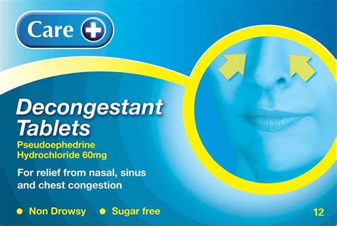 Care Decongestant Tablets Pack Of 12 Welzo