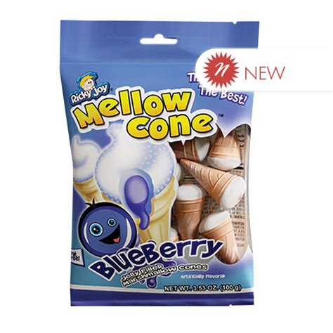 Ricky Joy Mello Cone Blueberry 353 Oz Peg Bag Boxncase
