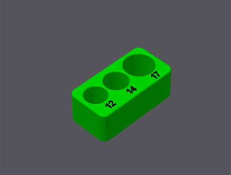 Large Metric Hex Socket Driver Tray 12 Drive 12mm 17mm By V4vangelder