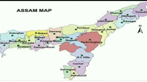 Assam All 33 Distric With Map Youtube