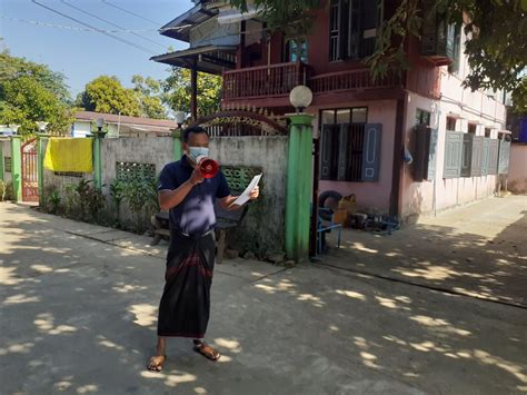 ကျိုက်ဒုံမြို့၌ မြန်မာဘာသာ၊ ပိုးကရင်ဘာသာဖြင့် ကိုဗစ် ၁၉ မျိုးရိုးဗီဇပ