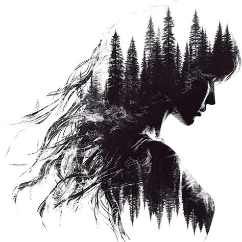 Premium Ai Image Double Exposure Effect