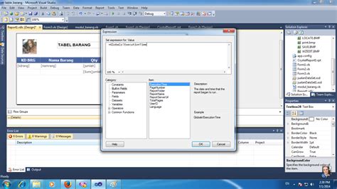 KERJA IT COMPUTER VB MEMBUAT REPORT VIEWER