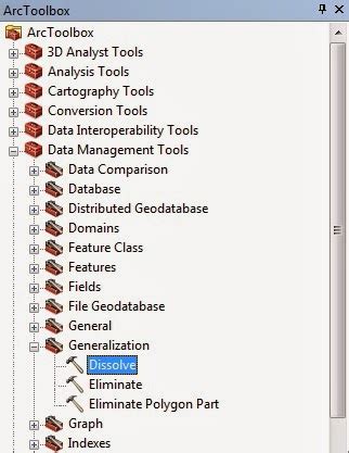 DISSOLVE PADA ARCMAP Mbah Hari