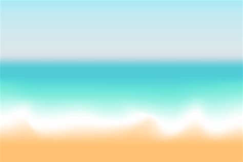 Gradient Mesh Sandy Beach Vector Graphic By Kaso · Creative Fabrica
