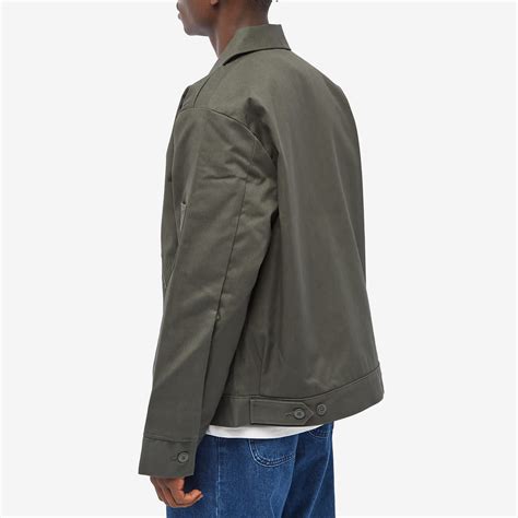 Dickies Lined Eisenhower Jacket Olive Green End Cn