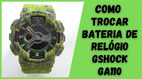 Como Trocar Bateria de Relógio Casio G Shock Como Trocar Pilha de