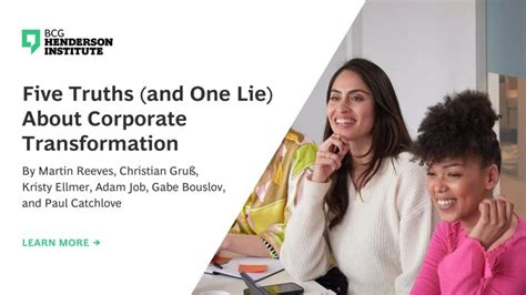 Bcg Henderson Institute On Linkedin Businesstransformation