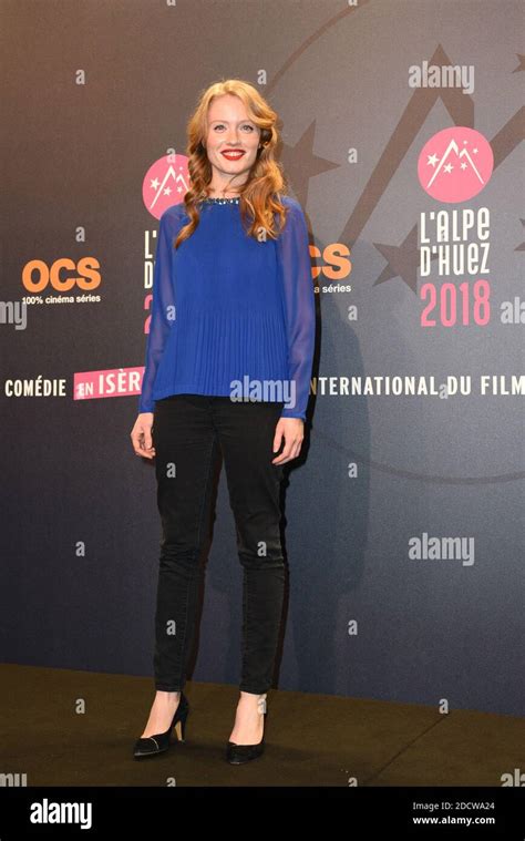 Alyzee Costes Posing For The Photocall Of The Shortfilm La Rose Et La Pivoine During The 21st