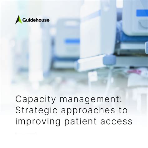 Healthcare Capacitymanagement Guidehouse Health
