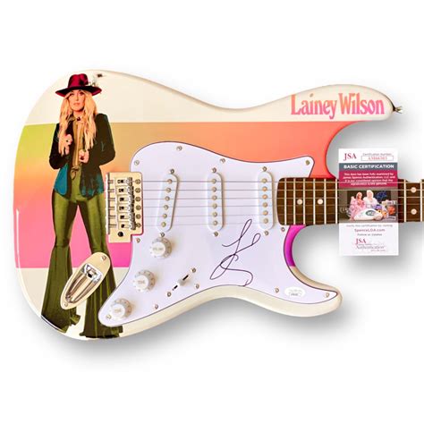 Lainey Wilson Signed Custom 39 Electric Guitar Jsa Pristine Auction