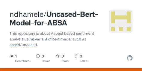 uncased bert model for absa atpec uncasedbert trainedonprevcheckpoints