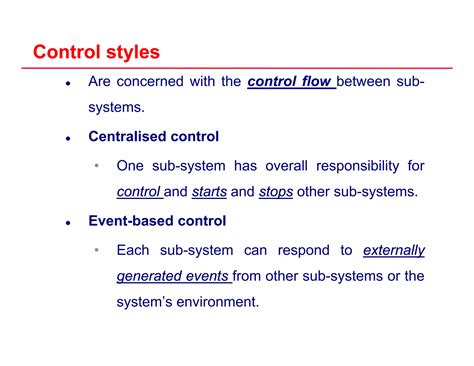 unit 5 architectural design in software engineering pdf