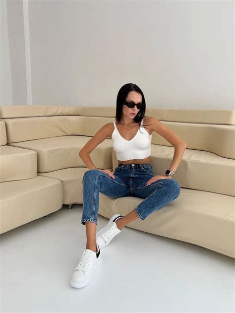 Кеди в стилі бренду білі Ladyboom