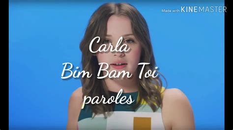 Carla Bimbamtoi Paroles Youtube