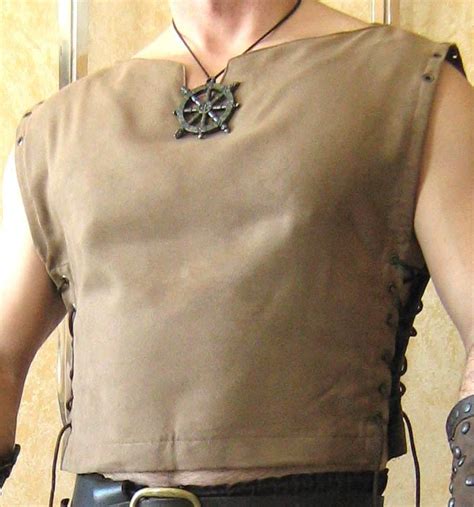 Medieval Celtic Viking Barbarian Sleeveless Shirt Etsy Viking