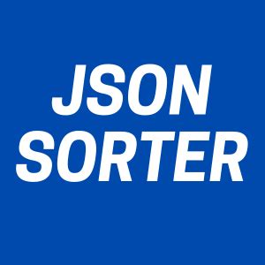 JSON Sorter Online
