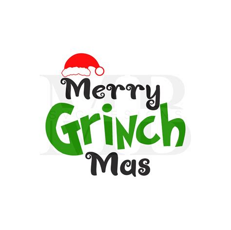 Merry Christmas With Grinch Svg Merry Grinchmas Svg Grinch Gift Svg My XXX Hot Girl