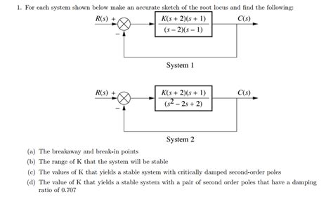 Solved For Each System Shown Below Make An Accurate Chegg