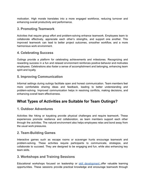 Ppt How To Make Team Outings Fun And Productive Powerpoint