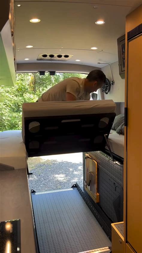 Two Two Two Custom Van Build Dining Area Converts Into A Second