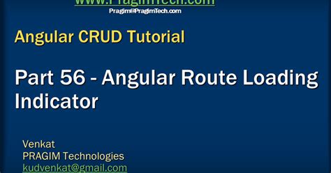 Sql Server Net And C Video Tutorial Angular Route Loading Indicator Slides