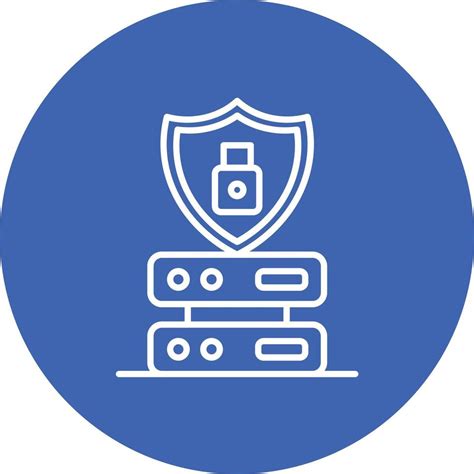 Secure Backup Line Circle Background Icon 17718426 Vector Art At Vecteezy