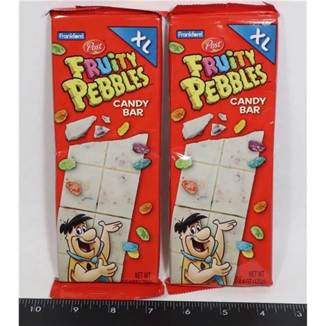 Two 125g Fruity Pebbles Candy Bars Xl