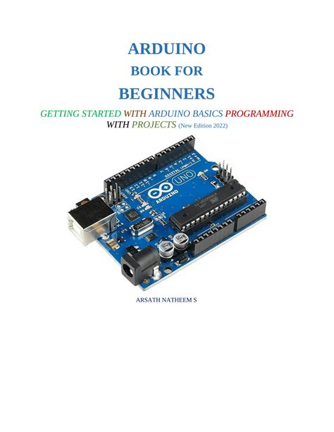 Solution Arduino Book For Beginners Getting Started With Arduino And