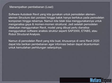 Tutorial Dasar Revit Structure PPT