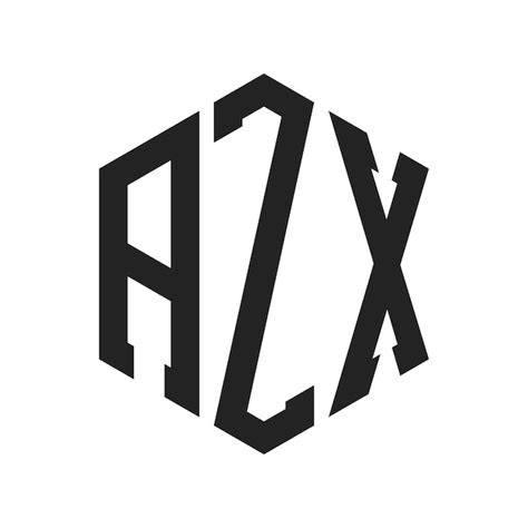 Premium Vector Azx Logo Design Initial Letter Azx Monogram Logo Using