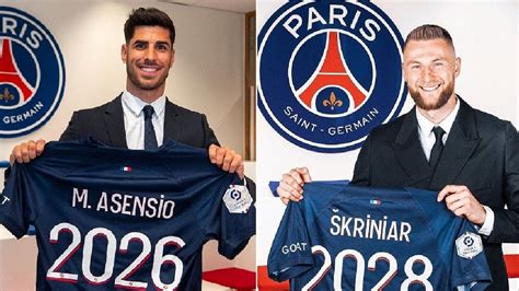 Psg Se Refuerza Anuncia Los Fichajes De Marco Asensio Y Milan Skriniar