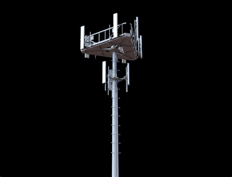 Telecommunication Tower Telecom 3d Model Turbosquid 1213484