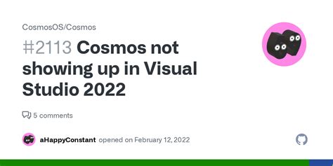 Cosmos Not Showing Up In Visual Studio Issue CosmosOS Cosmos GitHub
